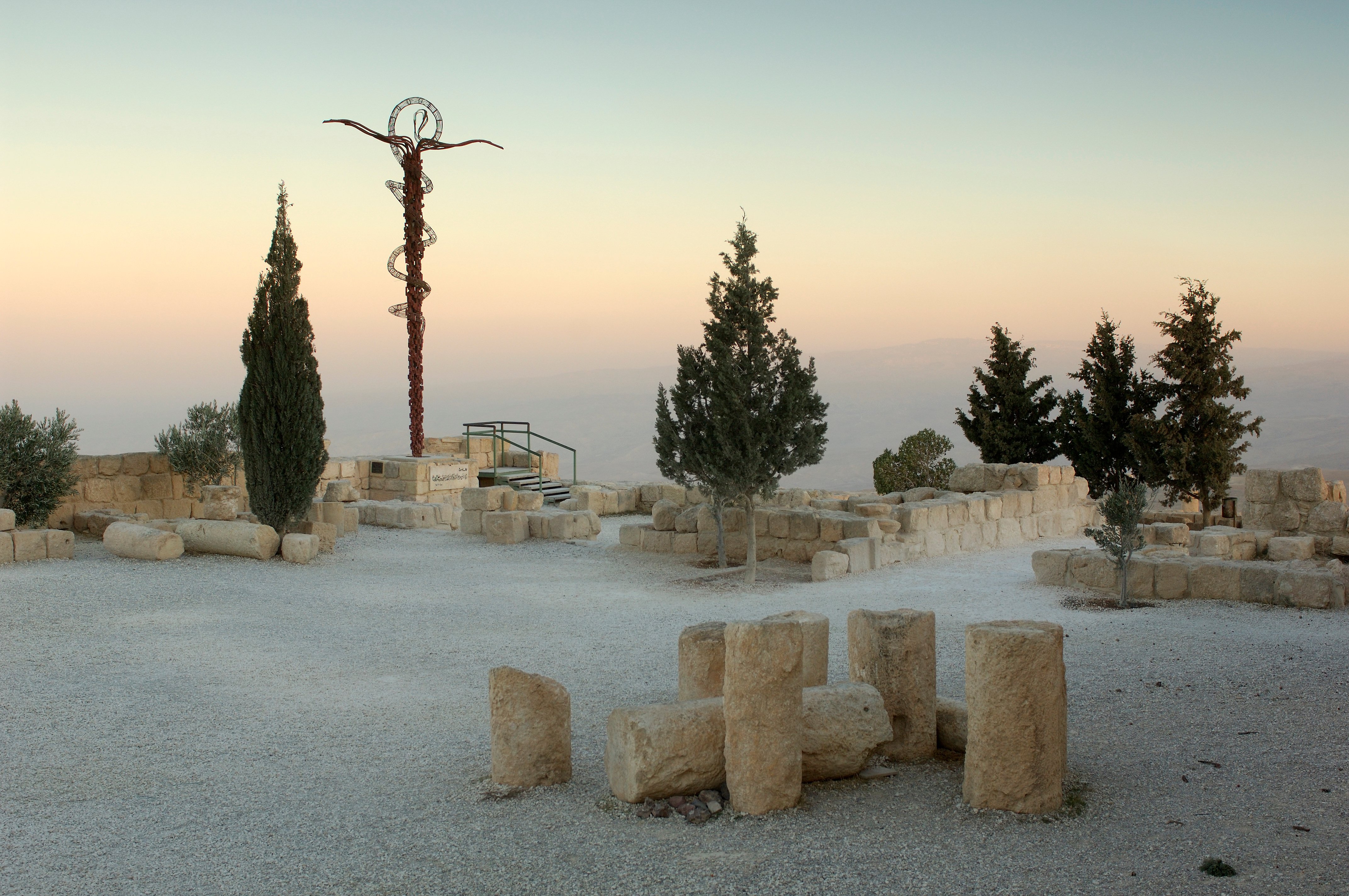 Nehushtan: the Brazen Serpent high atop Mount Nebo